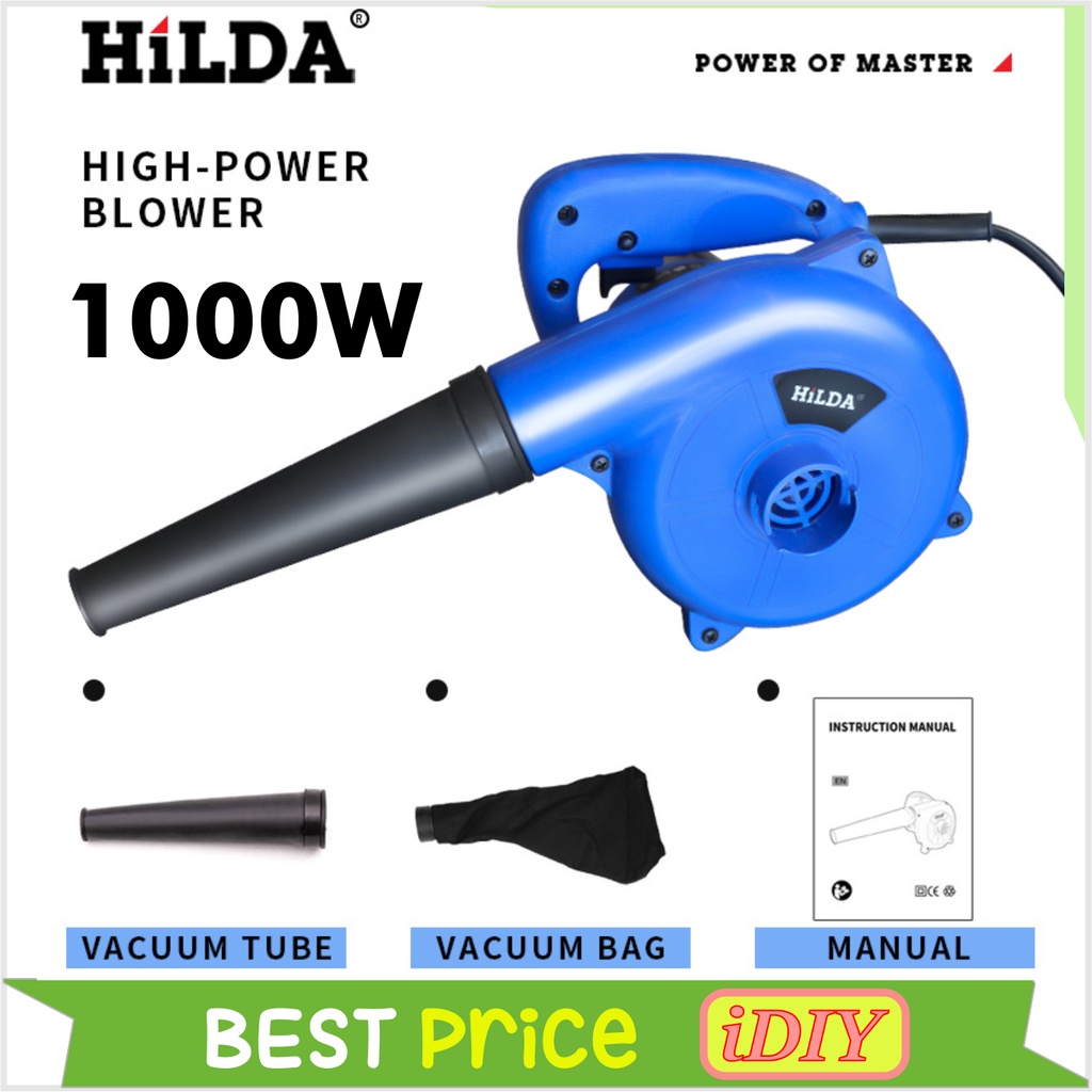 1000W HILDA Electric Air Blower Dust Blowing Dust Computer Dust ...