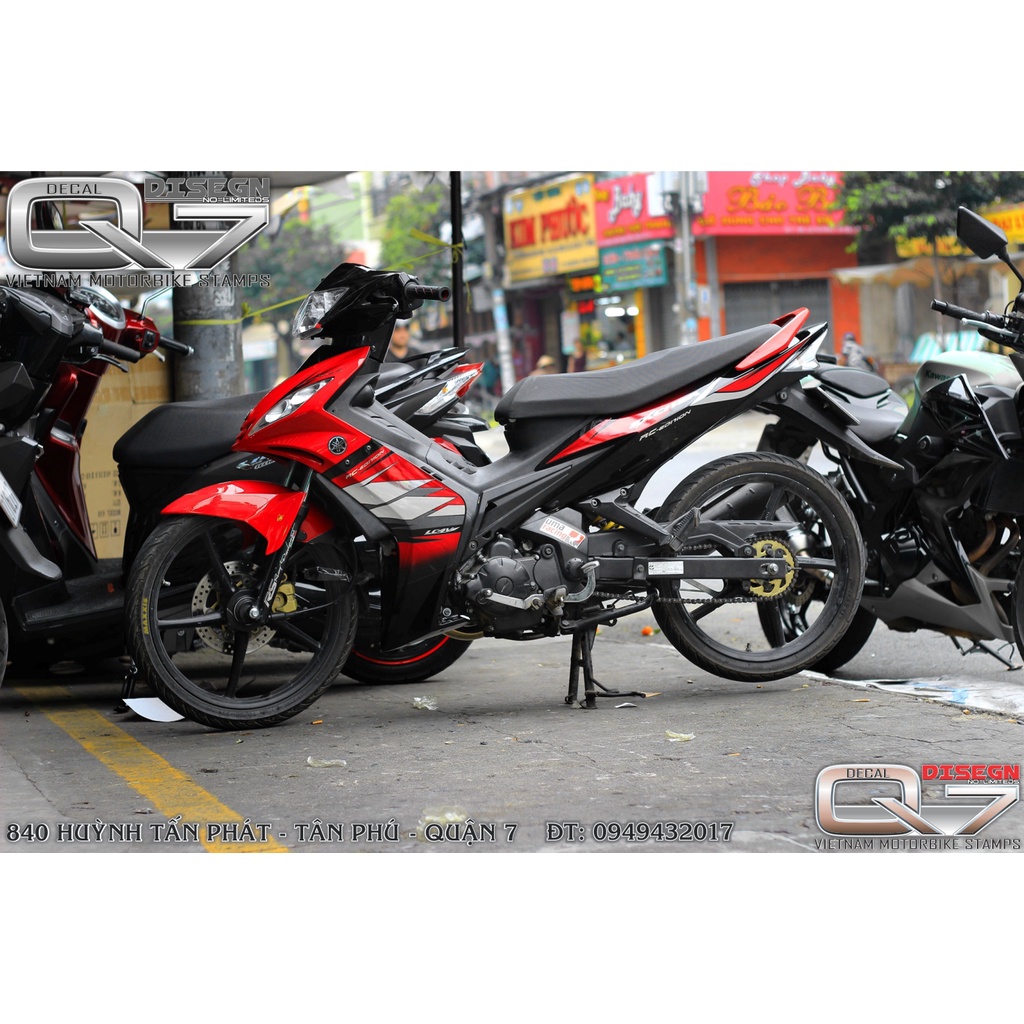 Exciter 2010 red and black removable stamp | Shopee Malaysia