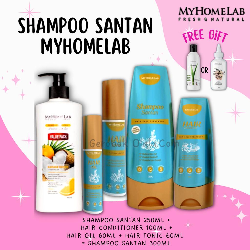 SHAMPOO SANTAN | SHAMPOO UBAN | HAIR TREATMENT | KELEMUMUR | Shopee ...