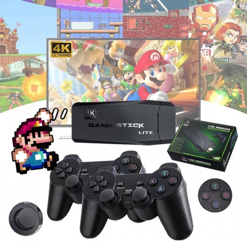 【Ready Stock】Portable 10k Game 4K TV Video Game Console With 2.4G ...