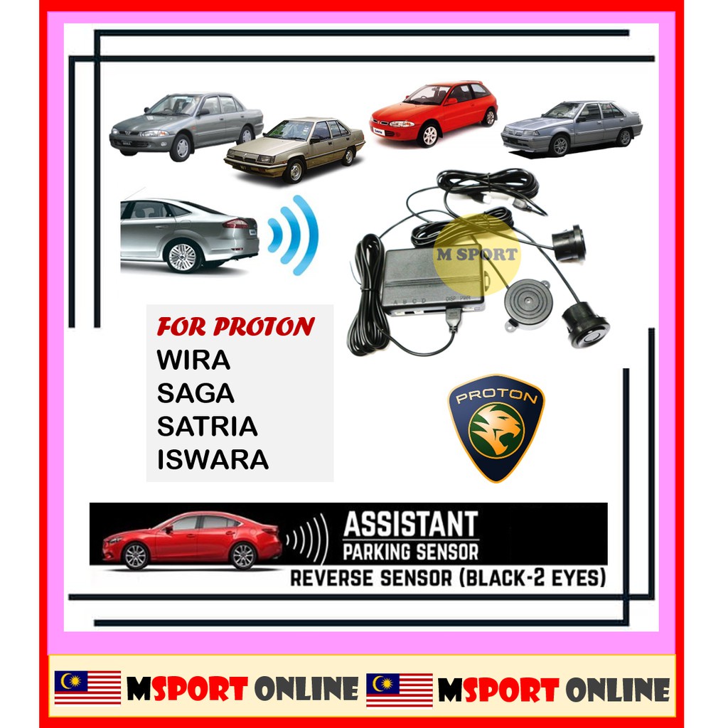 OEM PARKING REVERSE SENSOR 2 / 4 EYE PROTON WIRA SAGA WAJA ISWARA ...