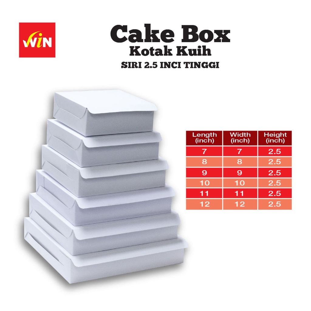 🔥1pcs🔥 Cake Box Talam Box Kotak Talam Kotak Kek Roll ️‍🔥LOWEST PRICE ️ ...