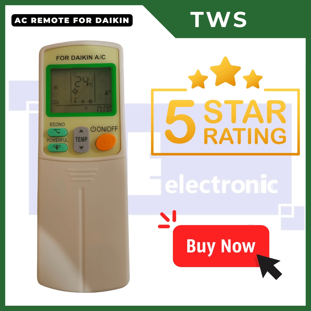 Air cond Remote Control for (DAIKIN Old Model)origin|Jauh Kawalan ...