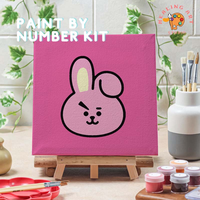 Painting By number BTS BT21 Ver4 Size 15x15 And 20x20 cm Painting ...
