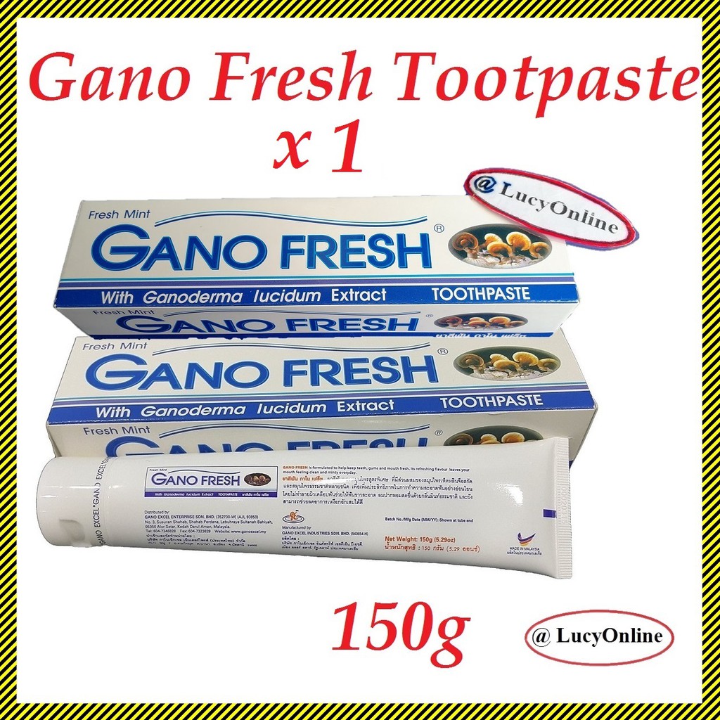 GANO EXCEL Gano Fresh Tootpaste with Ganoderma Lucidum extract 1 unit ...