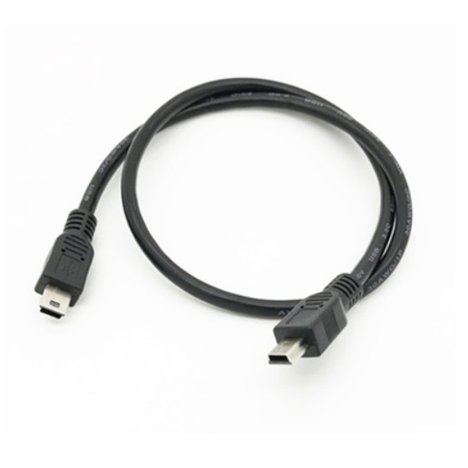 USB Mini B Male to Mini-b 5pin Male Extension Cable Straight L Angle ...