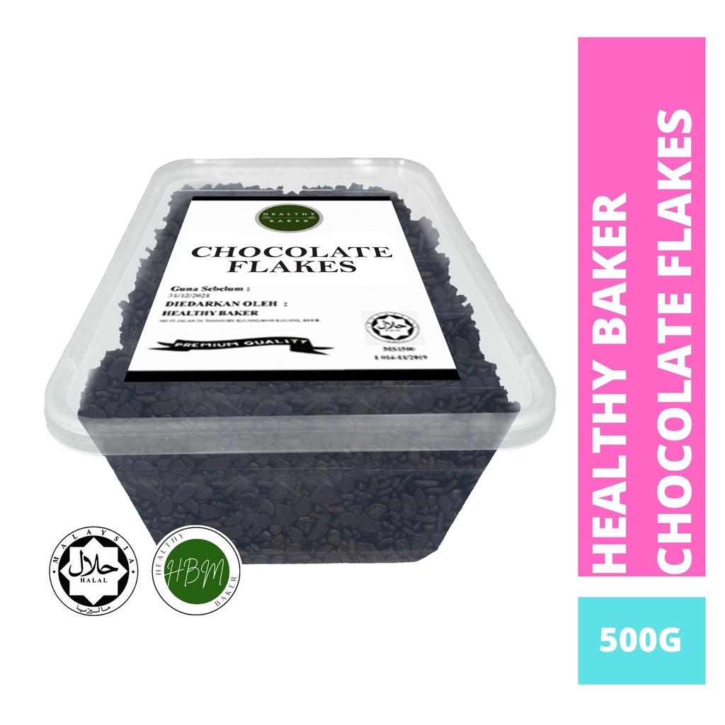 Dark Chocolate Flakes / White Chocolate Flakes (Thicker and Shine ...