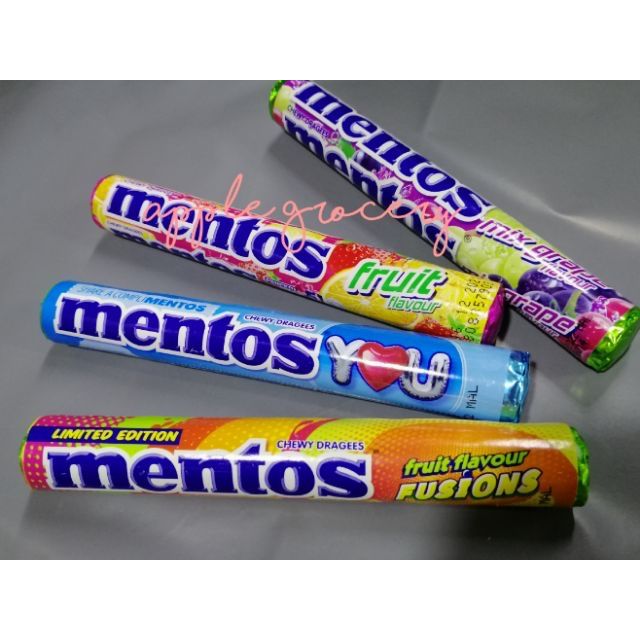 Mentos Chewy Dragees 37g (Including Bubble Wrapped) | Shopee Malaysia