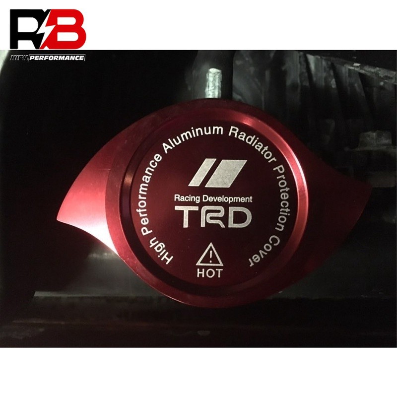 Universal TRD Billet CNC Machined Radiator Protection Cooler Cap Cover ...