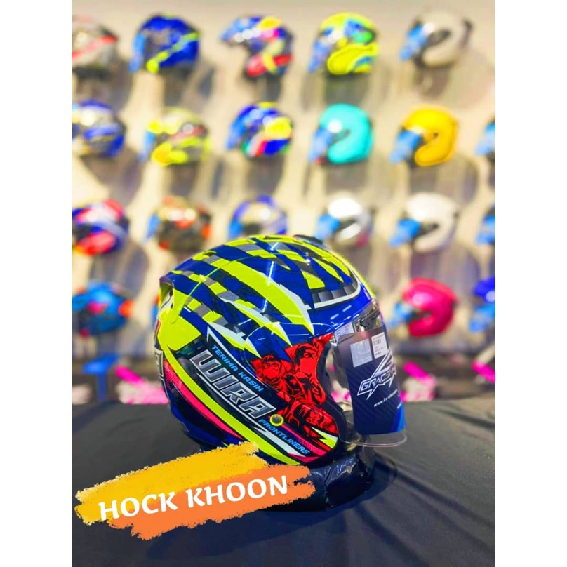 GRACSHAW LIMITED EDITION HELMET - KITA JAGA KITA GRACSHAW FRONTLINER ...