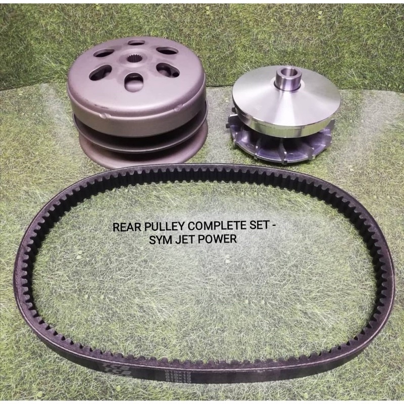 PULLEY SET sym jetpower jet-power jet power 125 (front + rear +v belt ...