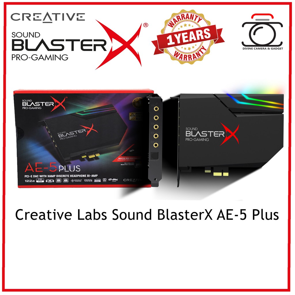 Creative Labs Sound BlasterX AE-5 Plus | Shopee Malaysia
