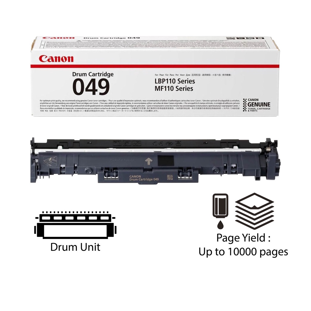 CANON 049 Drum Cartridge Unit for LBP113w / MF113w / LBP113 / MF113 ...