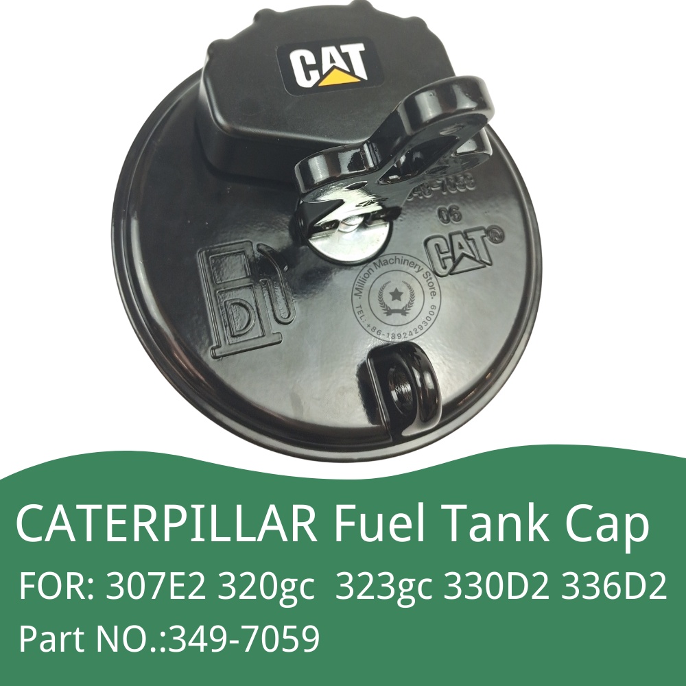 3497059 Fuel Tank Cap CAT Excavator E307E2 E320GC Tank cap E323GC ...