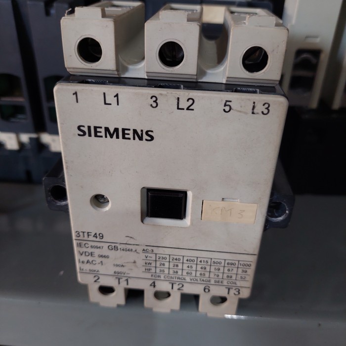 Contactor siemens 3TF49 100a coil 220v | Shopee Malaysia