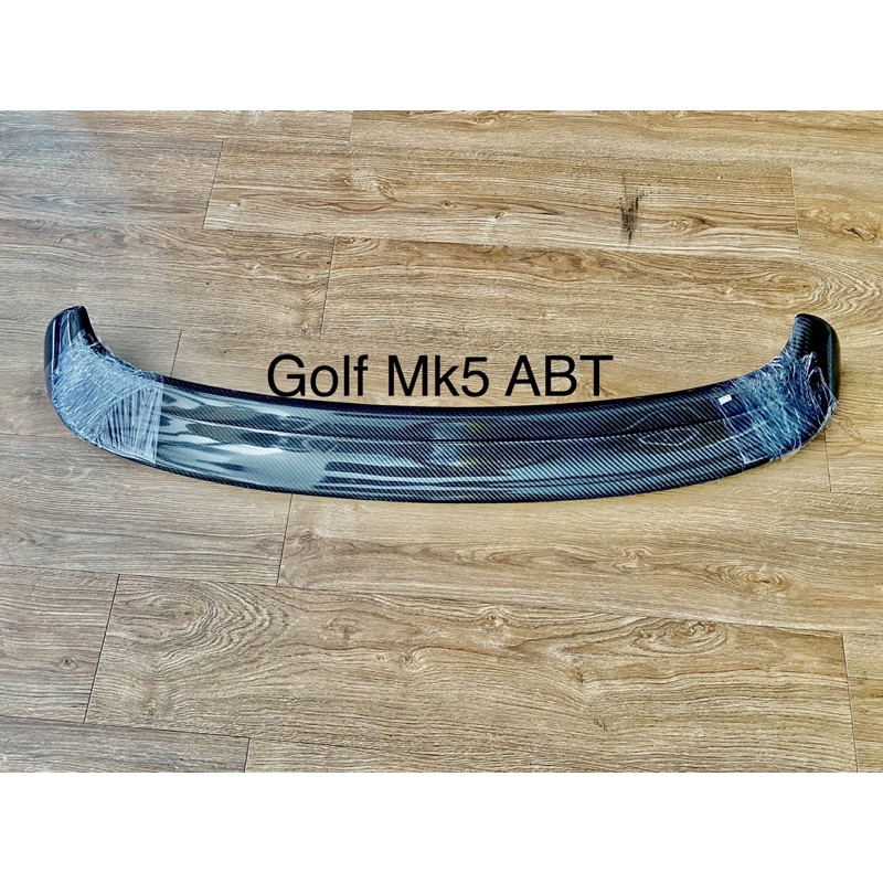 Volkswagen Golf mk5 GTI R ABT carbon fiber fibre rear ducktail spoiler ...