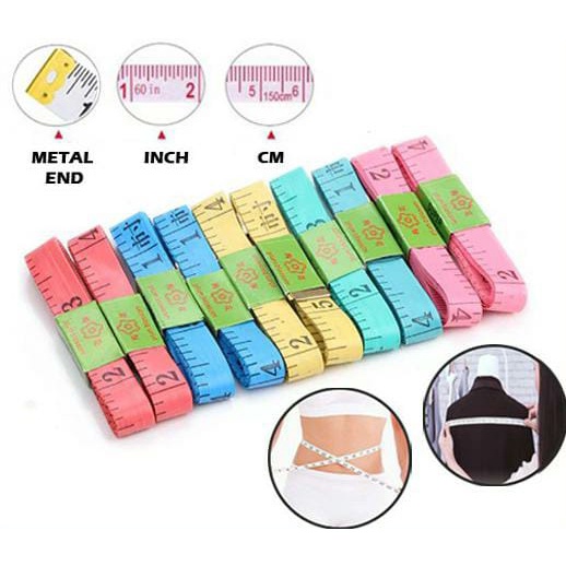 MESIN Tailoring Tape 150cm Tape Meter Sewing Machine Clothes Measuring ...