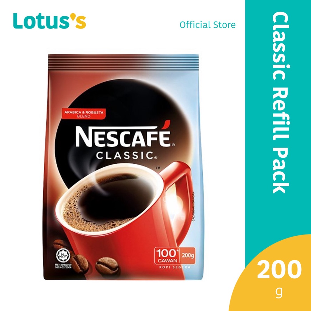 Nescafe Classic Refill 200G | Shopee Malaysia