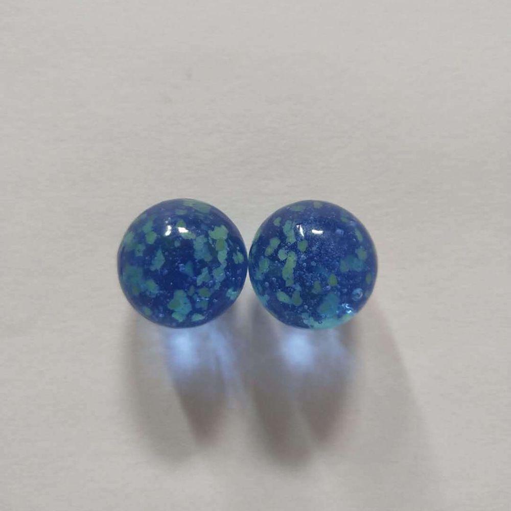 SHANLIN Glass Marbles Marble Games Glow in The Drak 12mm Marble Run ...