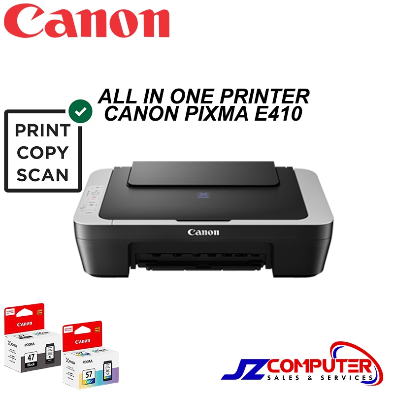 Canon Pixma E410/E470 All In One Wifi Printer Print/Scan/Copy | Shopee ...
