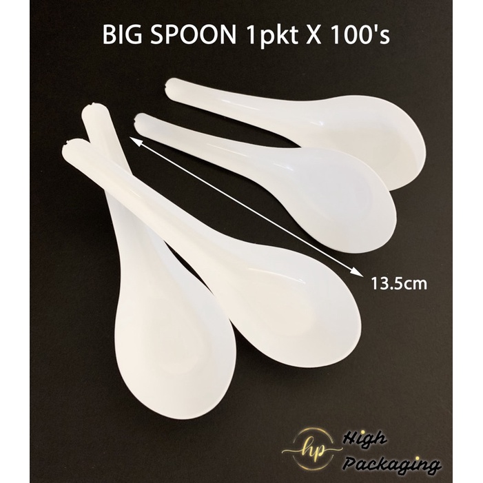 Big Spoon (White) 100’s | Shopee Malaysia