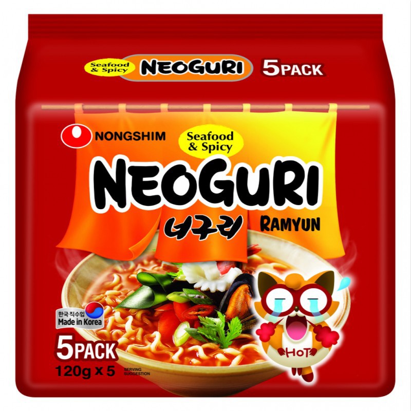 Orignal KOREA NongShim Neoguri Ramen 700g(Spicy Udong)3X Spicy Angry ...