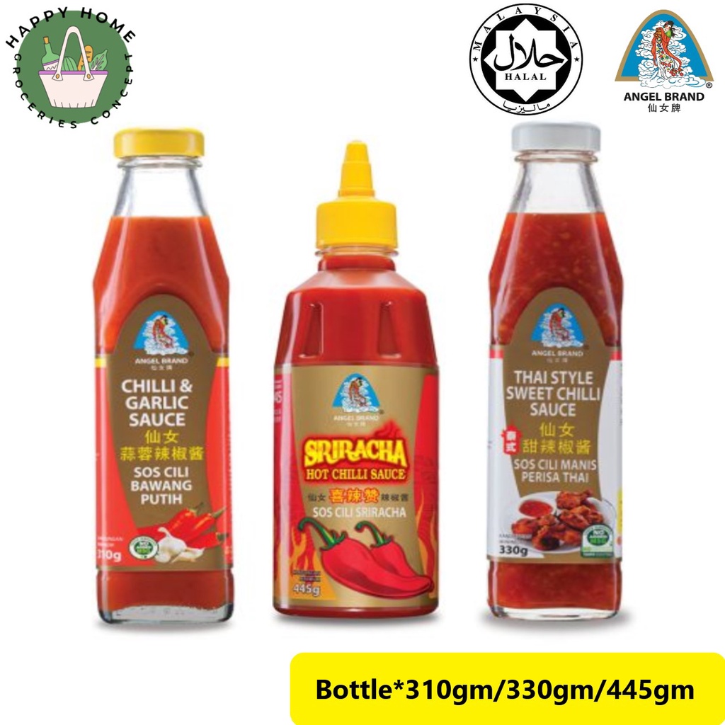 Angel Brand Chilli Sauce Sriracha Hot Chilli/ThaiStyleSweetChilli ...