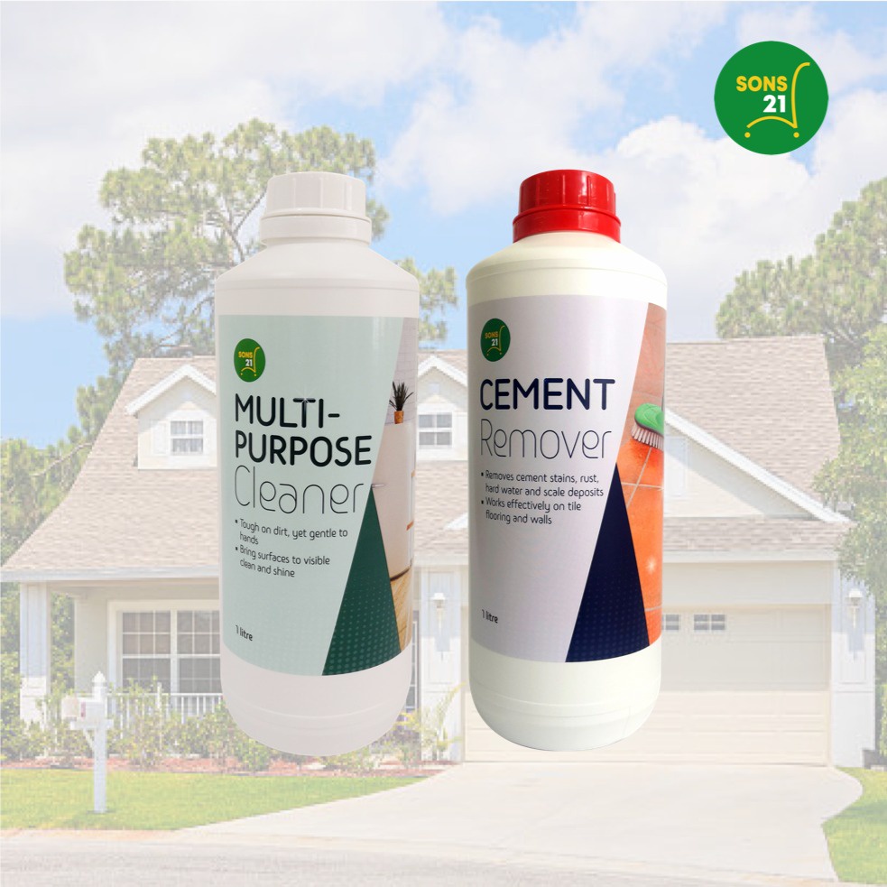 New House Cleaning Value Pack - Cement Remover & Multipurpose Cleaner ...