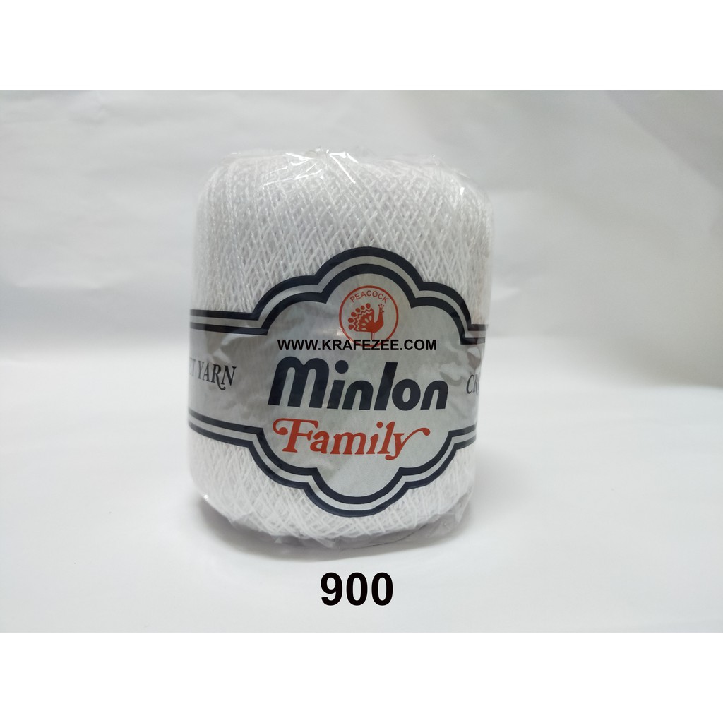 Color 900-919 Benang Kait MINLON FAMILY Crotchet Yarns | Shopee Malaysia