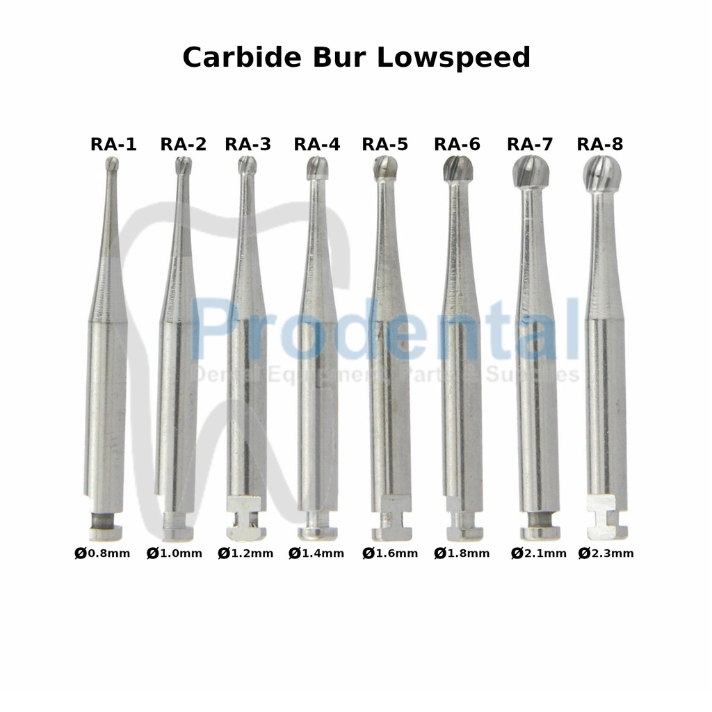 Dental Bur Metal Round Fissure Low Speed Bur Bone Carbide Tungsten ...