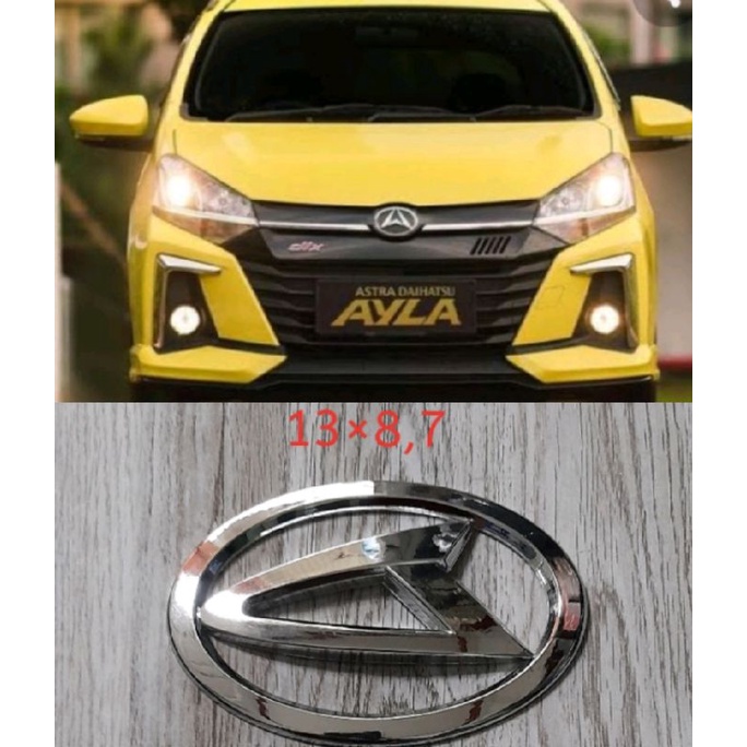 Daihatsu Ayla Logo Emblem Replacement Triangular Logo measuring 13cm ...
