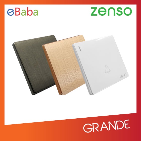 SIRIM!! ZENSO Switch Grande White/Gold/Hairline Black Switches & Socket ...