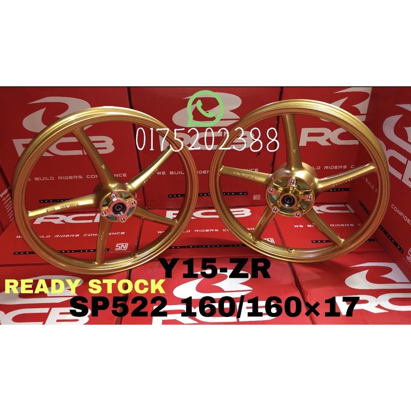 Y15ZR SPORT RIM RCB SP522 160/160×17 100%ORIGINAL (READY STOCK ...