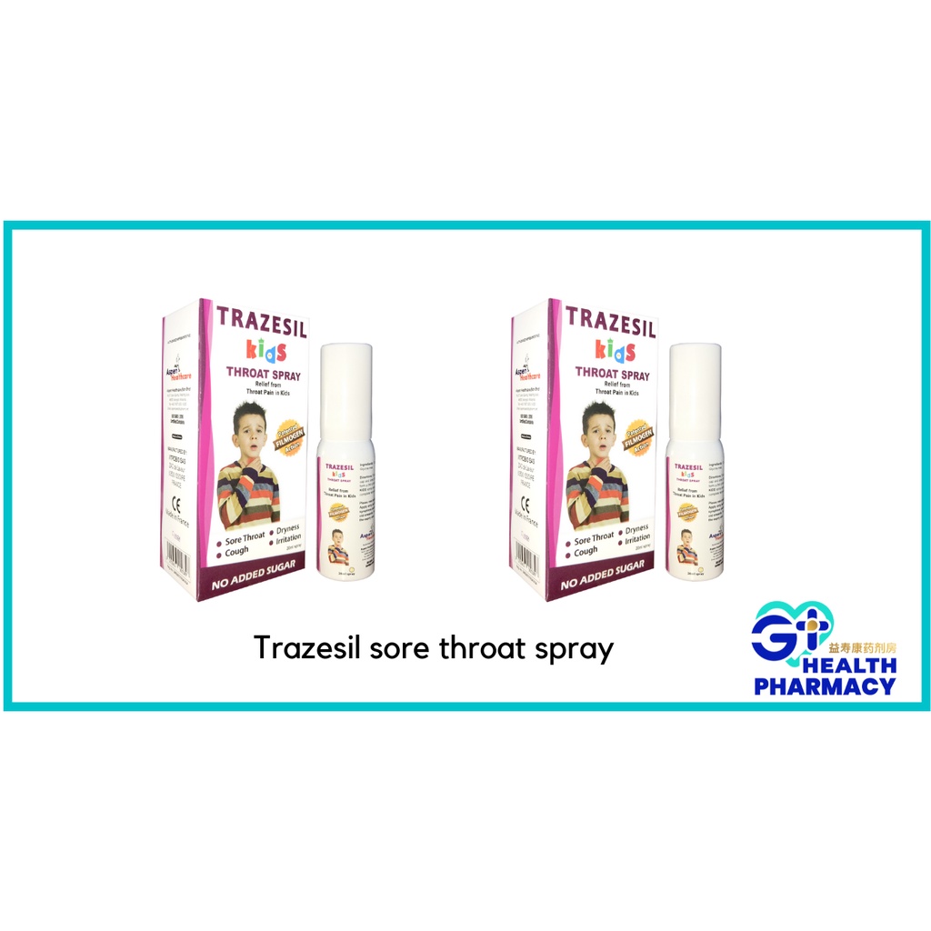 Trazesil Kids Children Sore Throat Spray 20mL | Shopee Malaysia