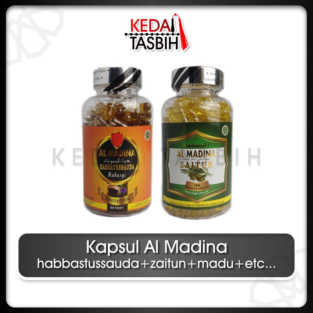 AL MADINA Al Sunnah Capsule olive oil habatus sauda delima propolis ...