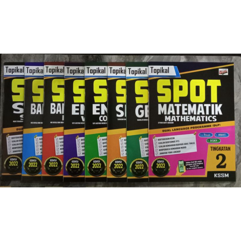 TOPIKAL SPOT FORM 2 -8BOOKS (DIDIK) | Shopee Malaysia