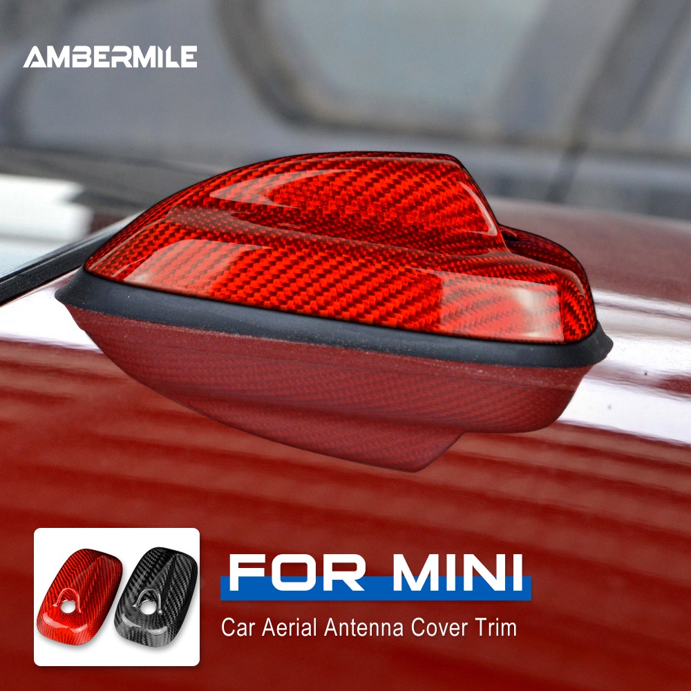 AMBERMILE Carbon Fiber for Mini Cooper F55 F56 Accessories Car Roof ...