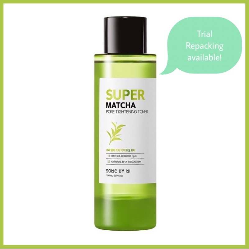 Some By Mi Somebymi Super Matcha Pore Toner (Trial Repacking) | Shopee ...