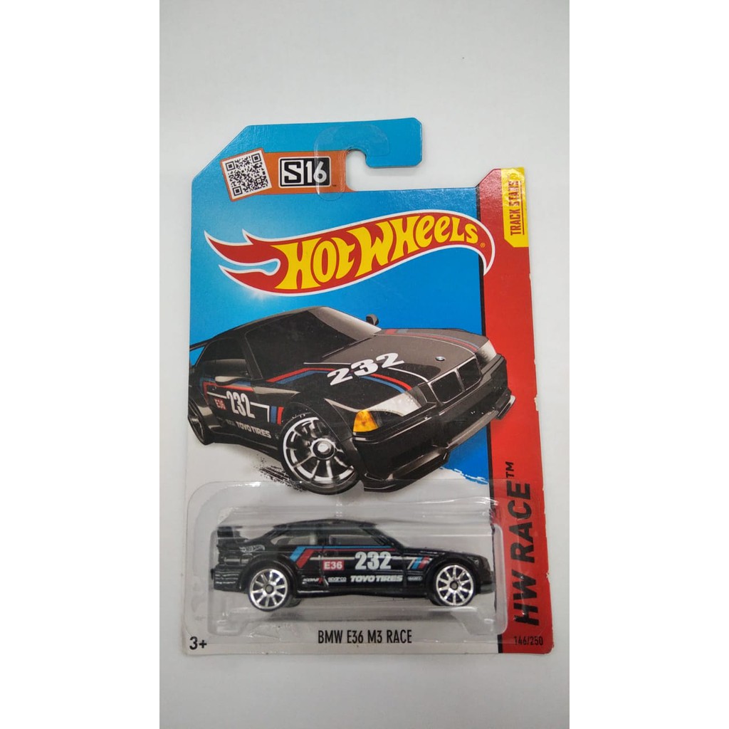 MERAH HITAM Hot Wheels BMW E36 M3 Race Red Black HW Race Hotwheels ...