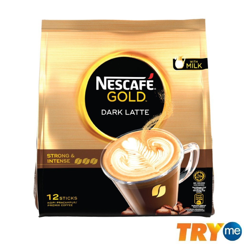 Nescafe Gold Dark Latte (12 x 31g) | Shopee Malaysia