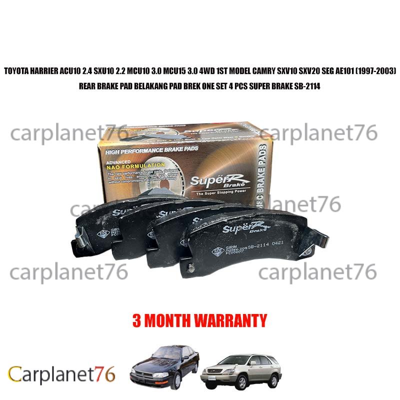 TOYOTA HARRIER ACU10 SXU10 MCU10 MCU15 4WD 1ST MODEL CAMRY SXV10 SXV20 ...