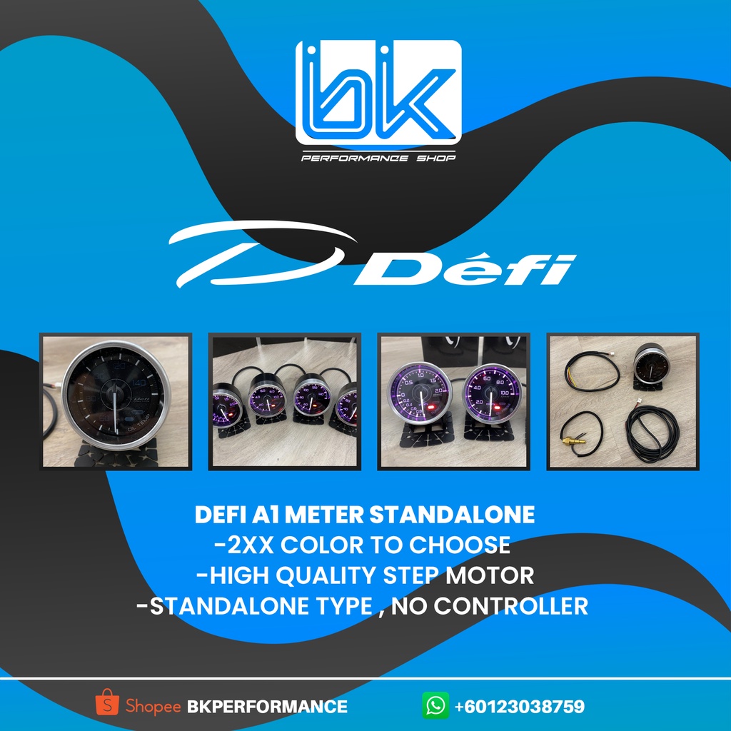 DEFI A1 60MM METER RGB COLOR THAILAND SET 1:1 | Shopee Malaysia