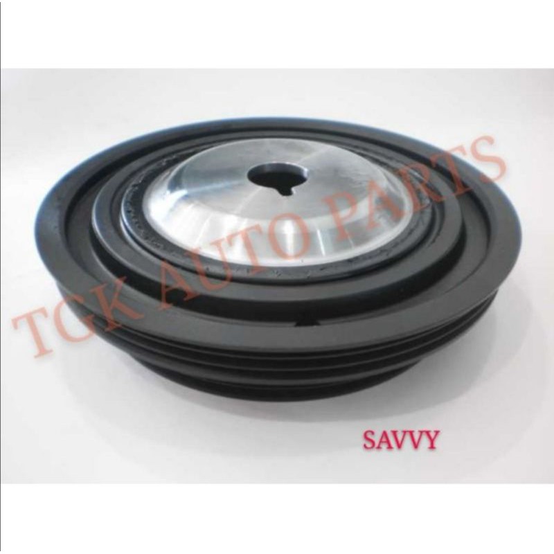 PROTON SAVVY CRANK SHAFT PULLEY WITH RUBBER (NEW) | Shopee Malaysia