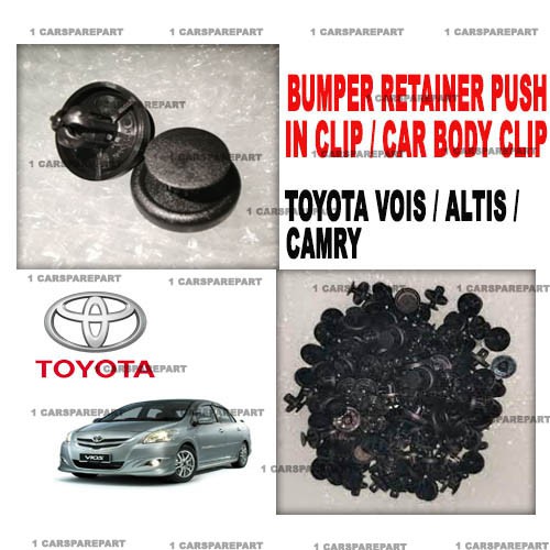 TOYOTA VOIS/ALTIS/CAMRY BUMPER RETAINER PUSH IN CLIP/CAR BODY CLIP ...