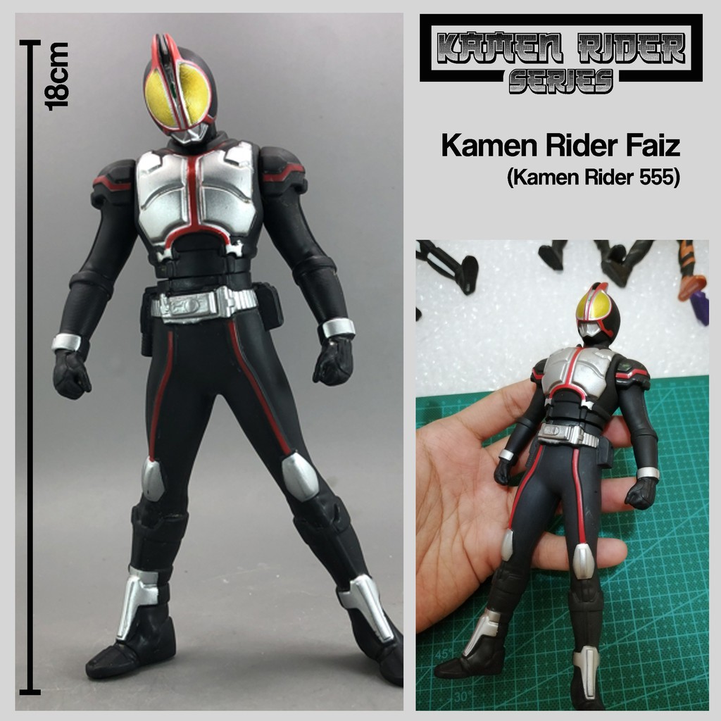 (READYSTOCK) BANDAI Sofubi Kamen Rider Faiz 555 Action Figure 18cm ...