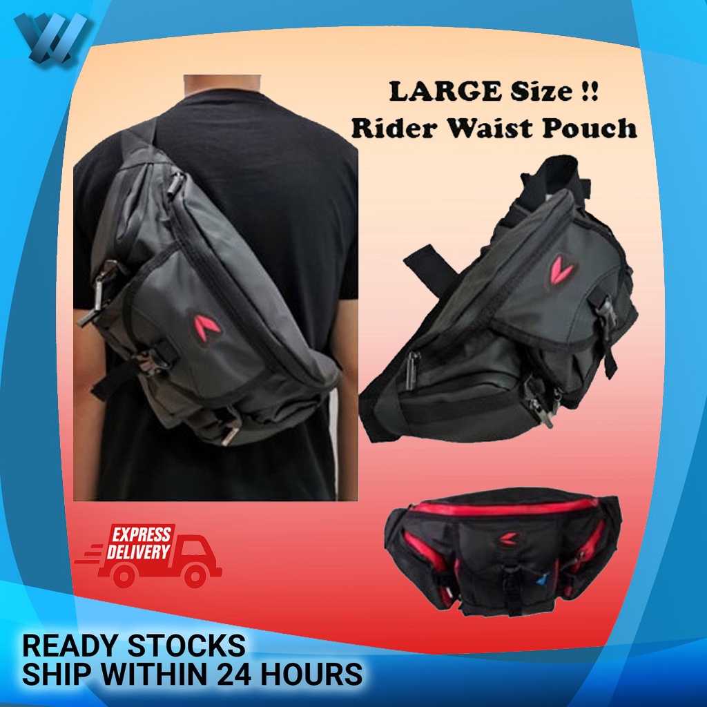 WATERPROOF Yamaha Motor Bag Waterproof Sling Bag Waist Bag Pouch Bag ...