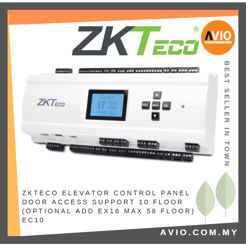 ZKTeco Elevator Lifts Main Control Board Panel Door Access Support 10 Floor EC10 | Shopee Malaysia