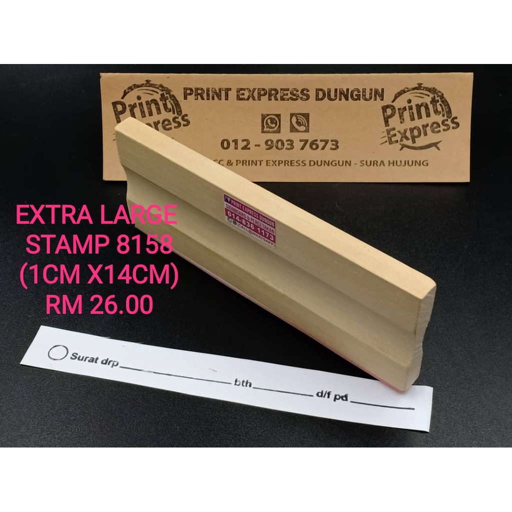 INDEX STAMP EXTRA LARGE (1CM X 14CM) | Shopee Malaysia