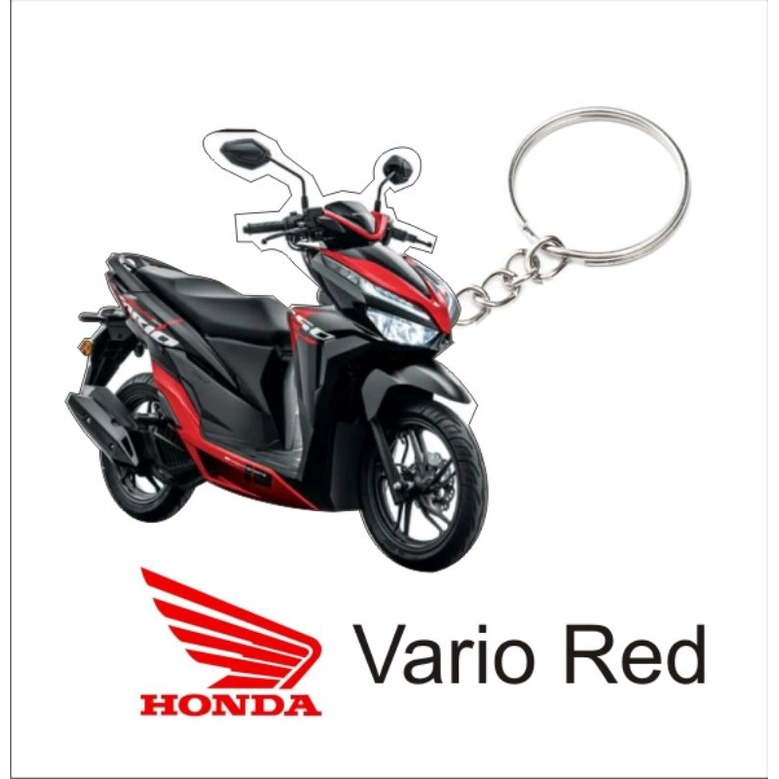 honda vario red 2D KEYCHAIN | Shopee Malaysia