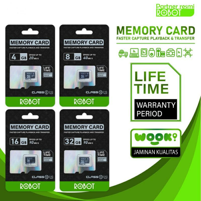 [ Robot Memory ]- HP Memory CARD HP MMC Robot MICRO SD Memory CARD 4GB ...